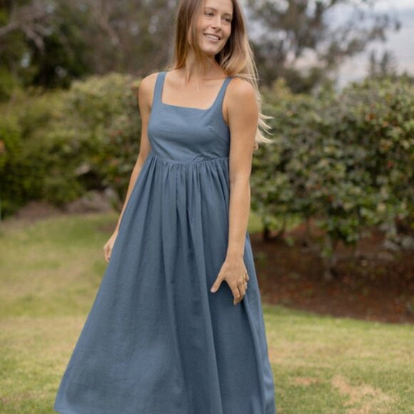 Neuflora | Dresses | Neuflora Bellerose Dress Blue | Poshmark